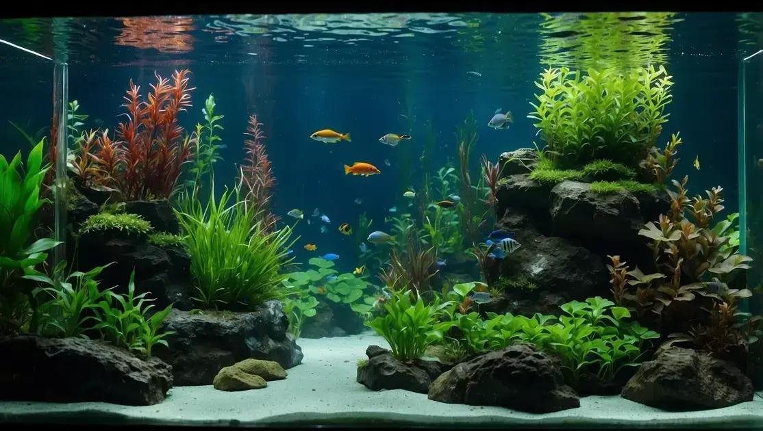 Aquários plantados para iniciantes com peixes pequenos de água doce ...
